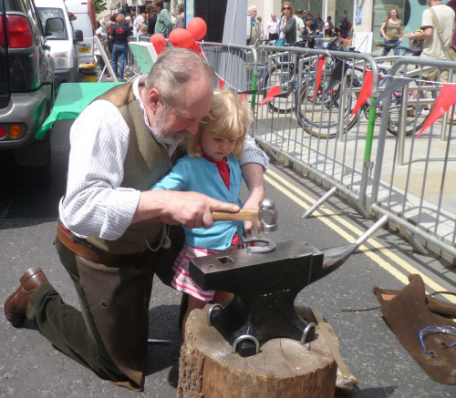 Educational Work - Teaching Blacksmithing Skills
